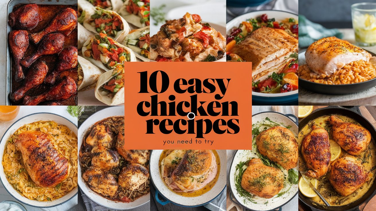 10 Deliciously Easy Chicken Recipes You Must Try