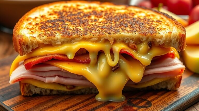 Ham and Cheese Omelet Toasted Sandwich - Easy Food Guide