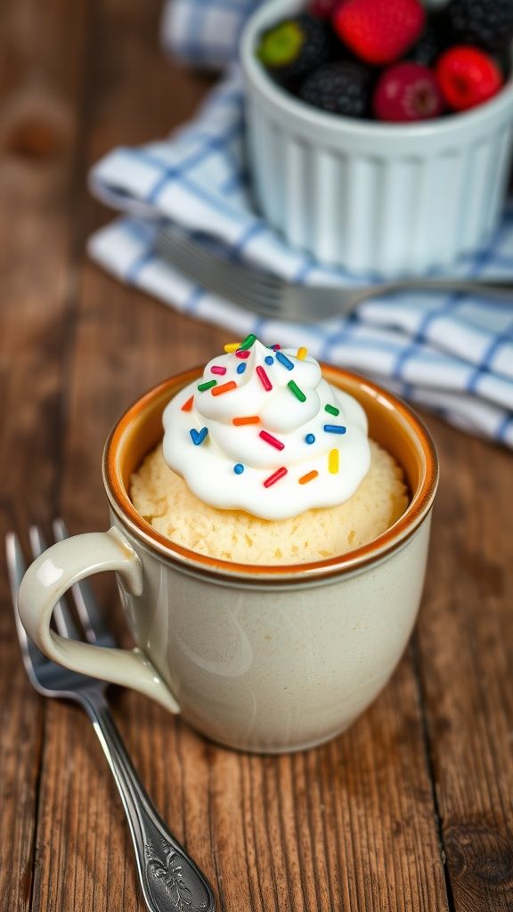 Quick & Simple Two Minute Coffee Mug Cake - Easy Food Guide