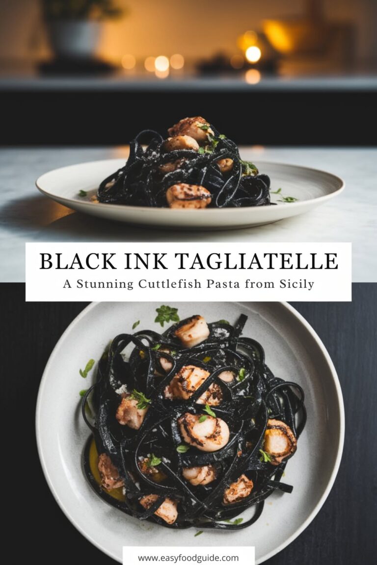 Black Ink Tagliatelle Cuttlefish Pasta - Easy Food Guide