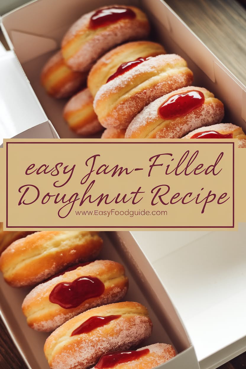 Easy Jam-Filled Donuts Recipe - Easy Food Guide