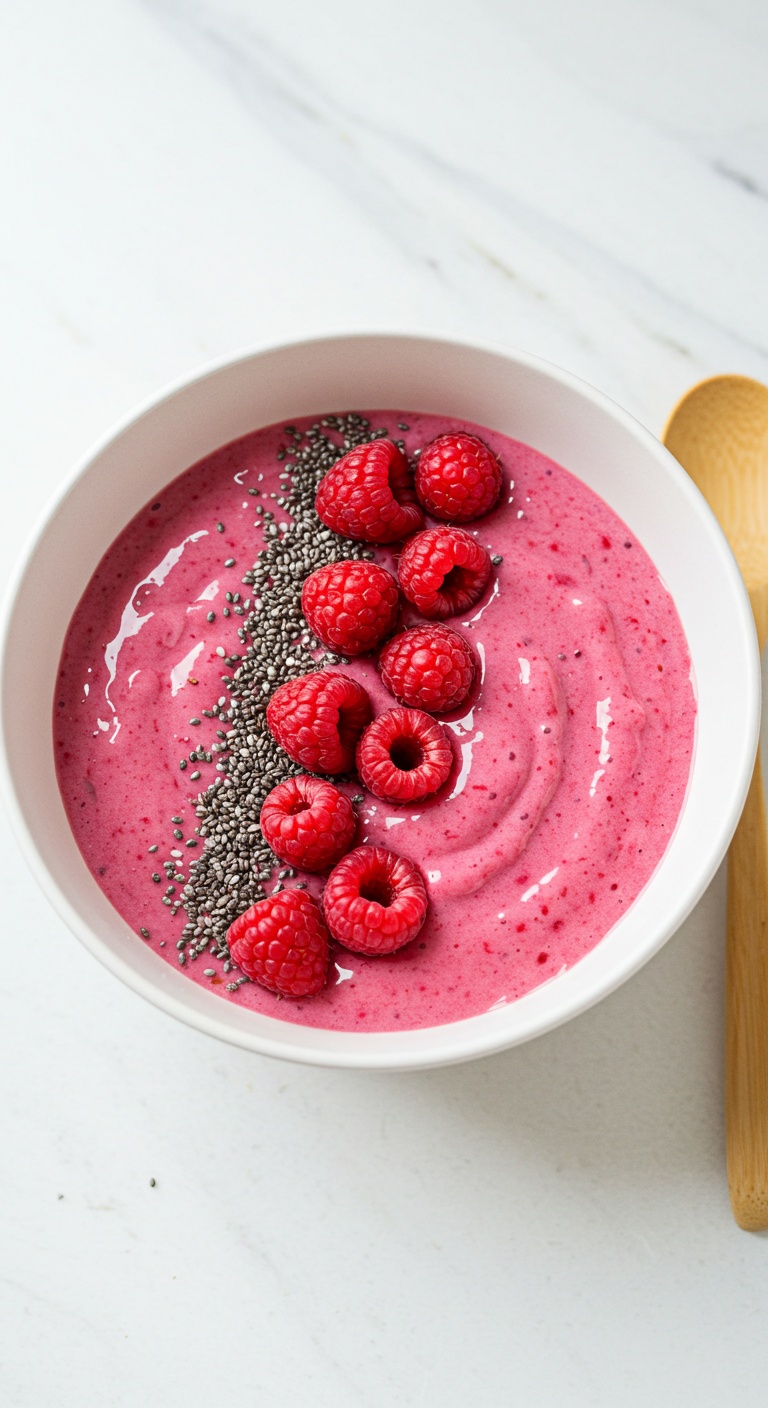 Deliciously Simple Raspberry Smoothie Bowl - Easy Food Guide