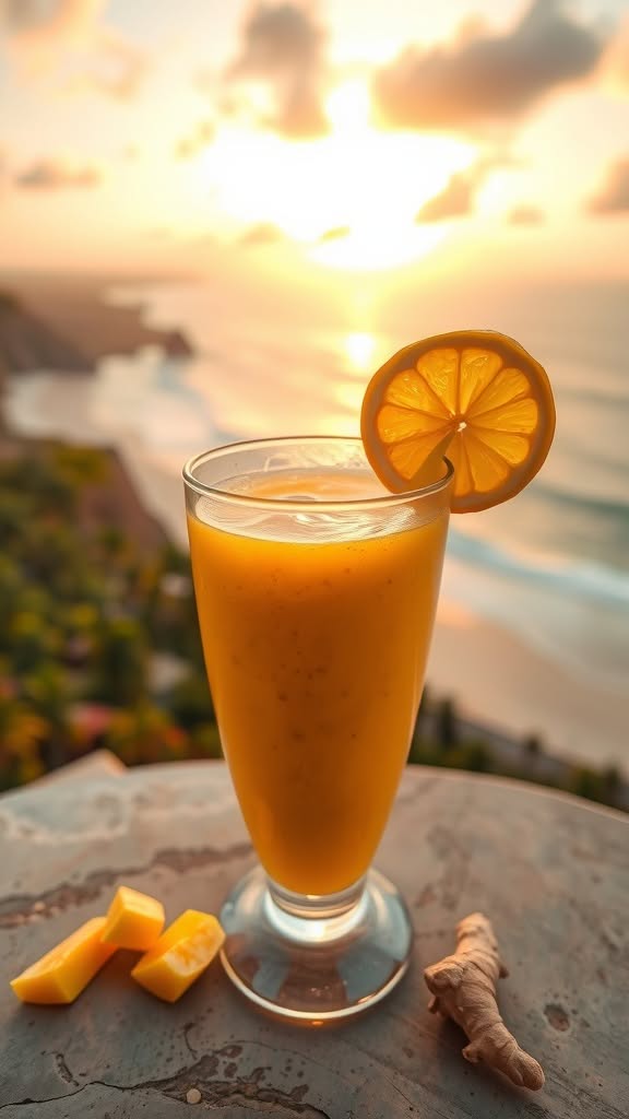 Mango Lemon Ginger Smoothie - Easy Food Guide