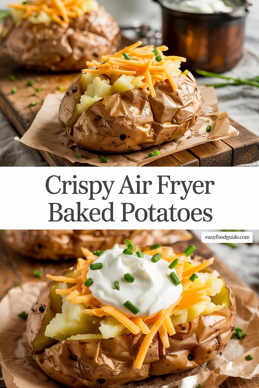 Crispy Air Fryer Baked Potatoes - Easy Food Guide