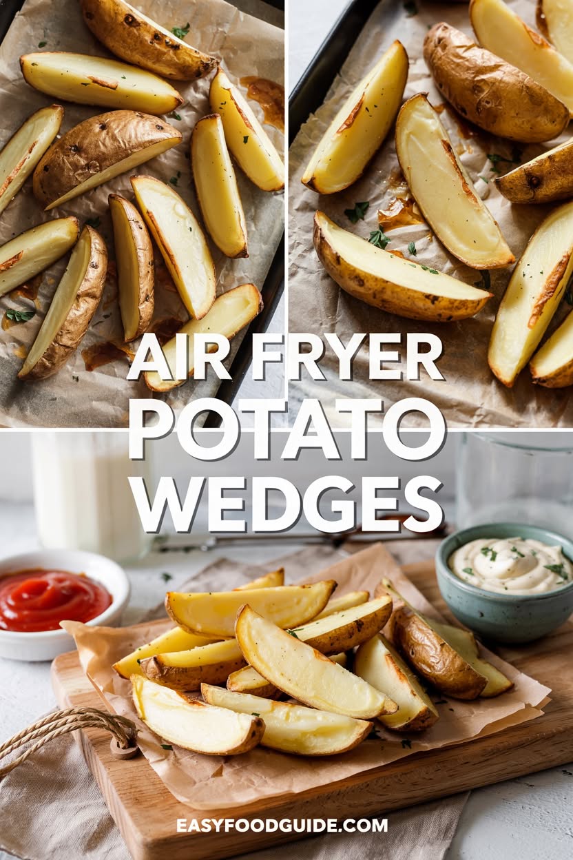 Crispy Air Fryer Potato Wedges Recipe - Easy Food Guide