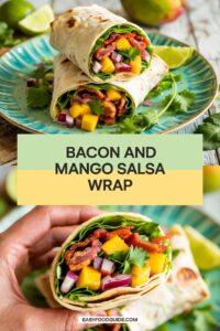 Bacon and Fresh Mango Salsa Wrap Recipe - Easy Food Guide
