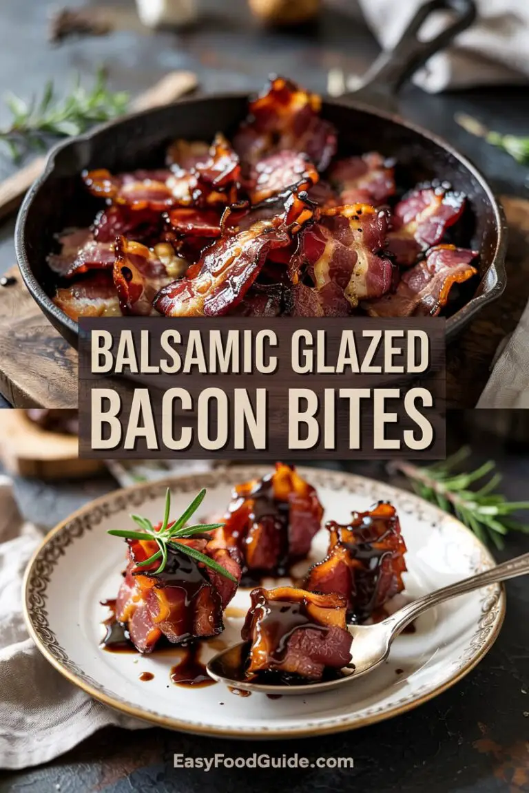 Crispy Balsamic Glazed Bacon Bites - Easy Food Guide