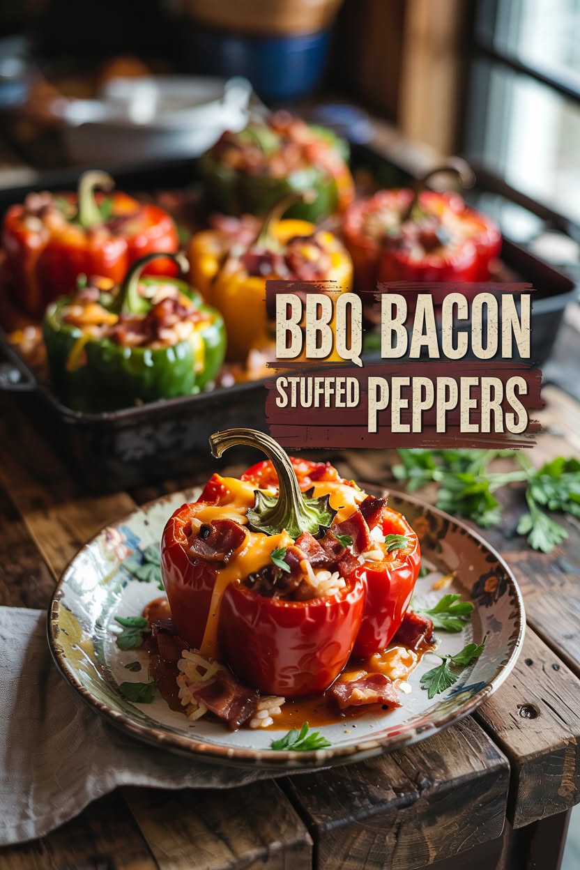 Delicious BBQ Bacon Stuffed Peppers - Easy Food Guide