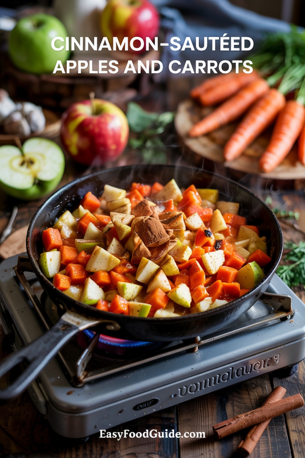 Yummy Cinnamon-Sautéed Apples and Carrots - Easy Food Guide