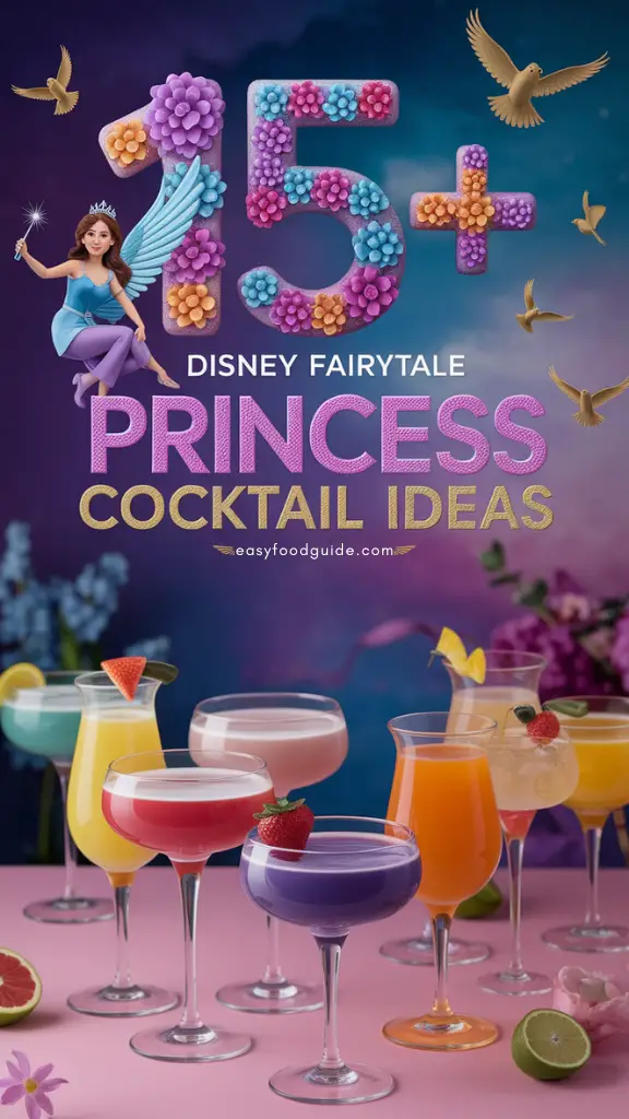 15+ Disney Fairytale Princess Cocktail Ideas - Easy Food Guide