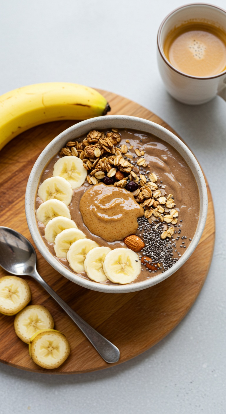 Espresso Banana Smoothie Bowl - Easy Food Guide