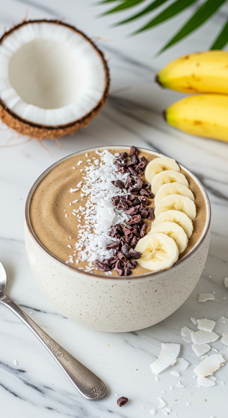 Delicious Espresso Coconut Smoothie Bowl - Easy Food Guide