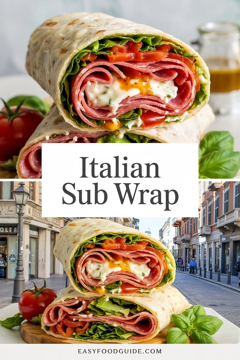 Savory Italian Sub Wrap Recipe - Easy Food Guide