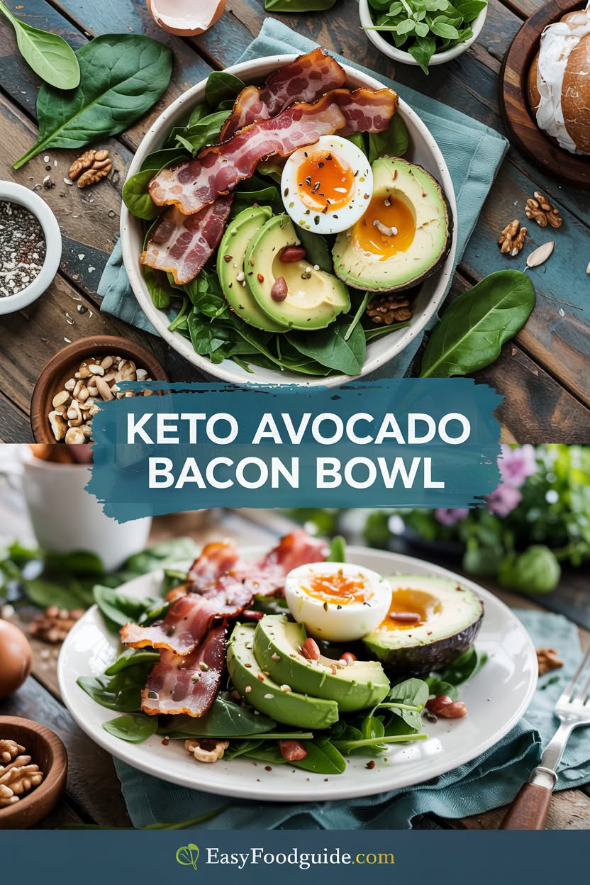 Keto Avocado Bacon Bowl Recipe - Easy Food Guide
