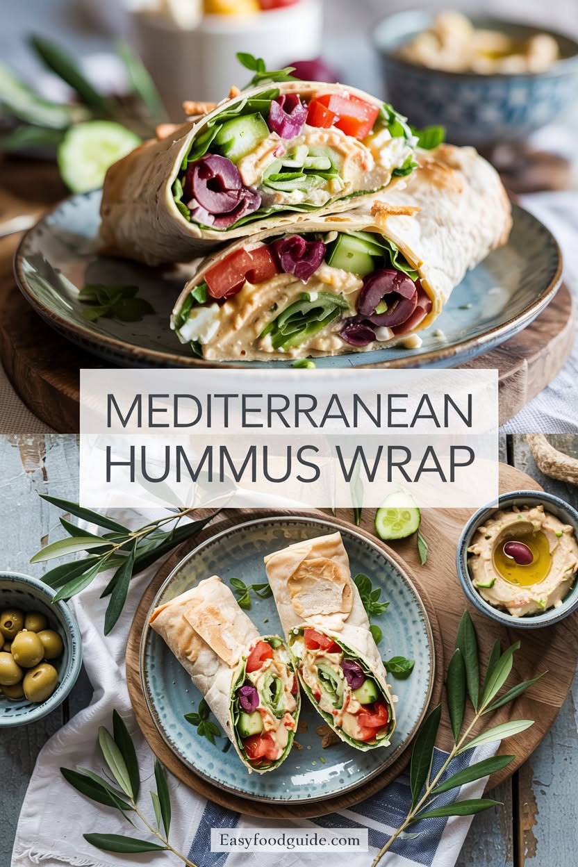 Flavorful Mediterranean Hummus Wrap - Easy Food Guide