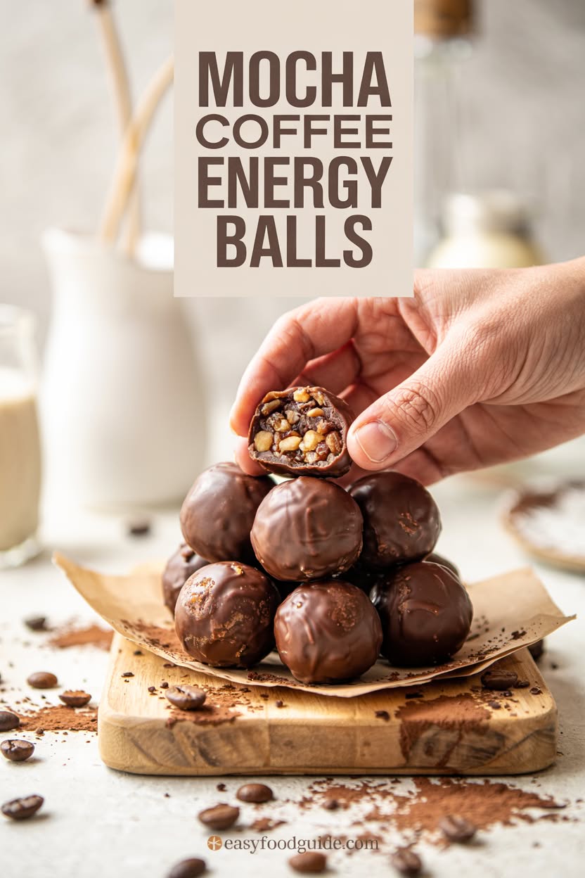 No-Bake Mocha Energy Balls Recipe - Easy Food Guide