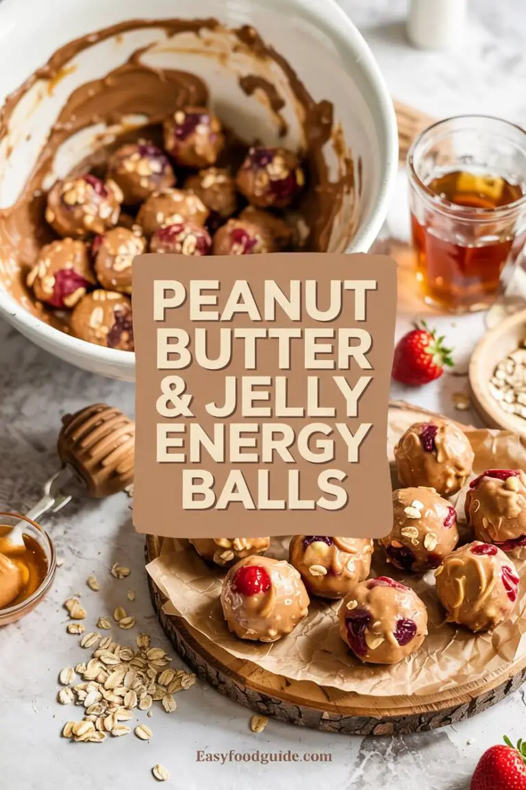 Peanut Butter & Jelly Energy Balls Recipe - Easy Food Guide