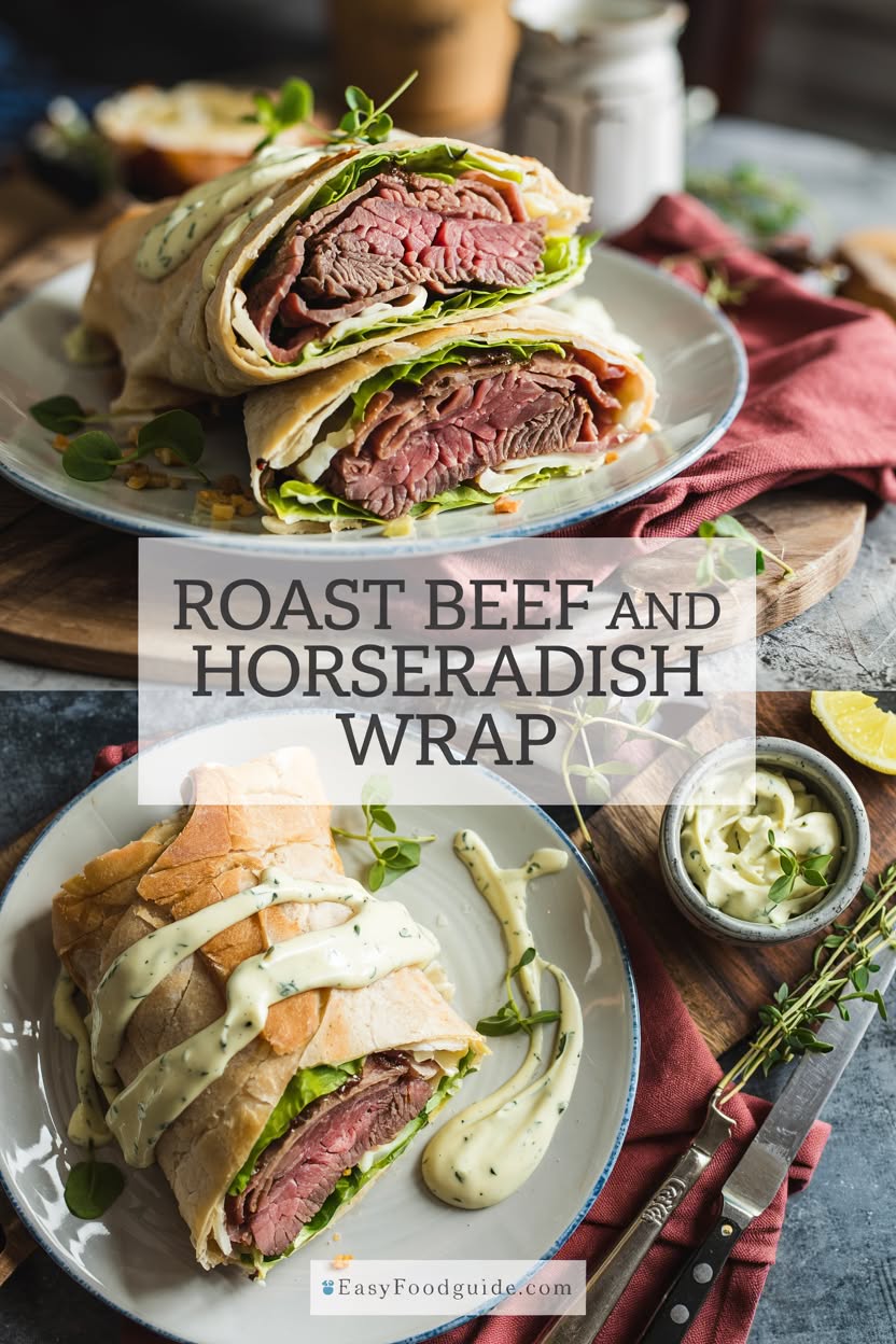 Savory Roast Beef and Horseradish Wrap - Easy Food Guide
