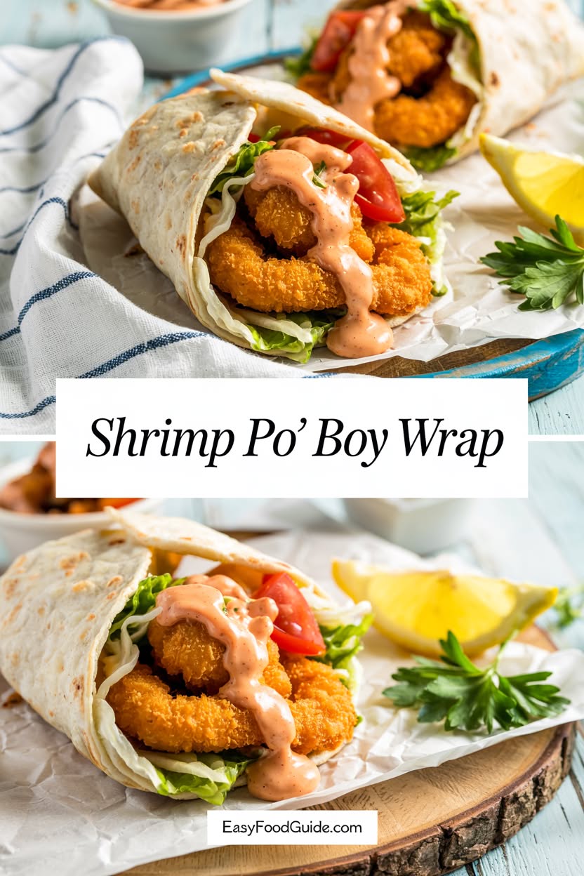 Crispy Shrimp Po’ Boy Wrap Recipe - Easy Food Guide