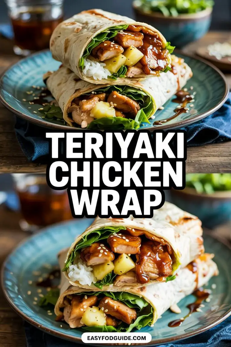 Delicious Teriyaki Chicken Wrap - Easy Food Guide