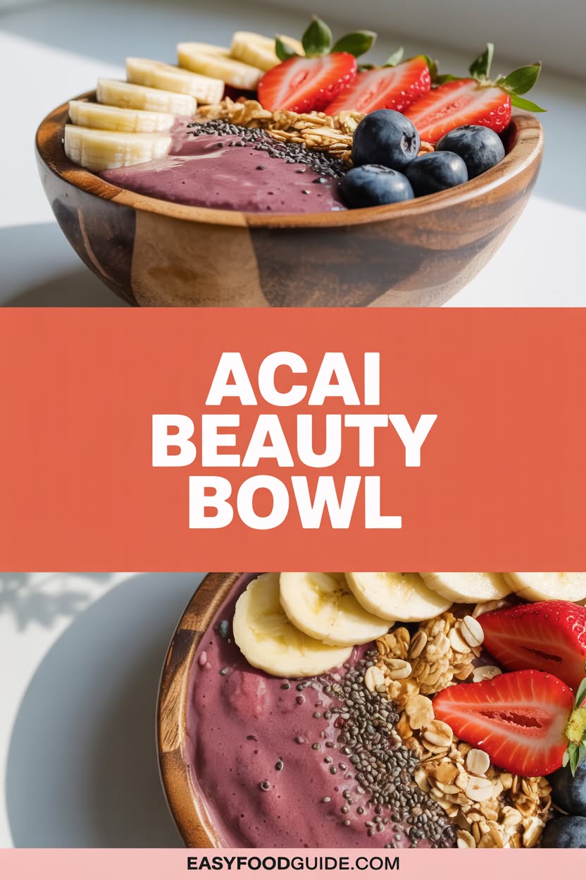 Vibrant Acai Beauty Bowl Recipe - Easy Food Guide