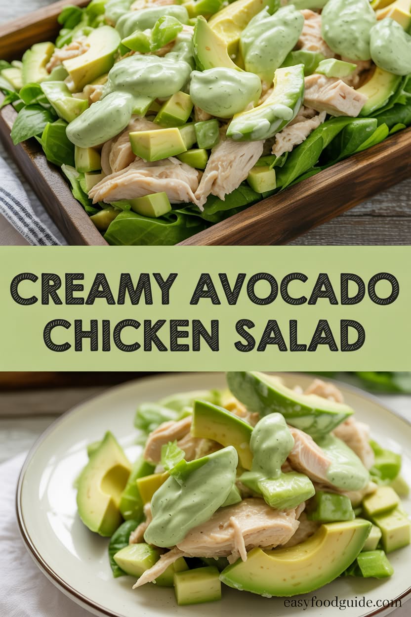 Creamy Avocado Chicken Salad Recipe - Easy Food Guide