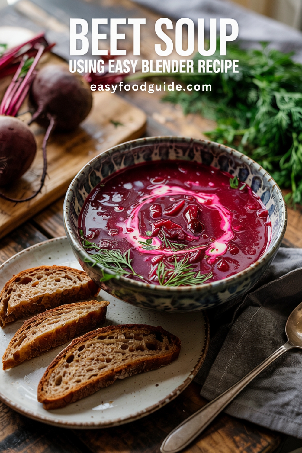 Beet Soup Using Easy Blender Recipe - Easy Food Guide