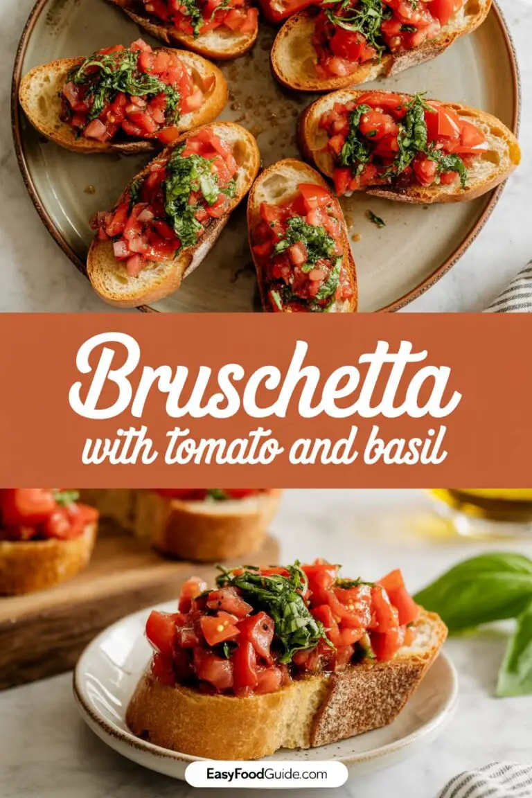 Delicious Tomato Basil Bruschetta Recipe - Easy Food Guide