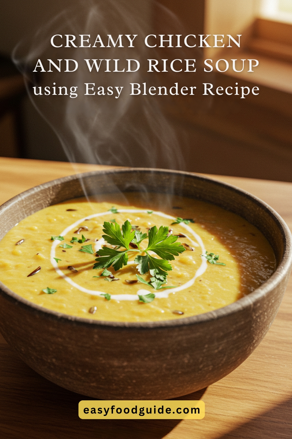 Creamy Chicken and Wild Rice Soup - Easy Food Guide