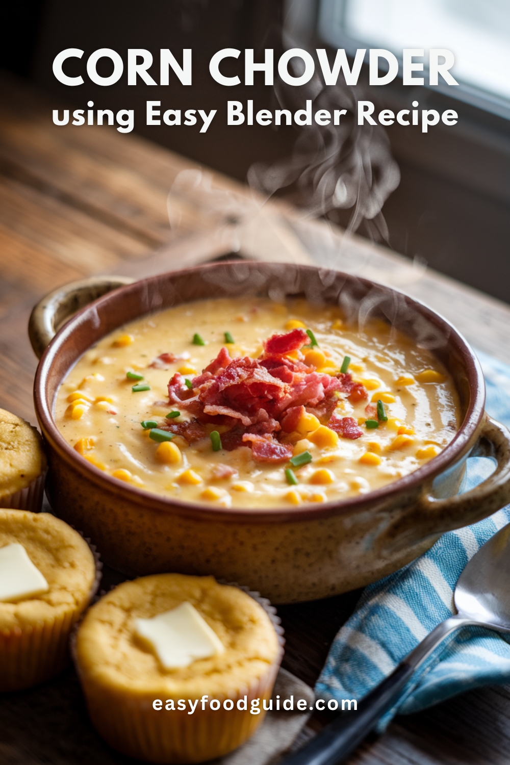Corn Chowder using Easy Blender Recipe - Easy Food Guide