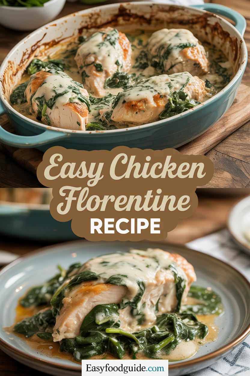 Quick And Creamy Chicken Florentine Recipe Easy Food Guide