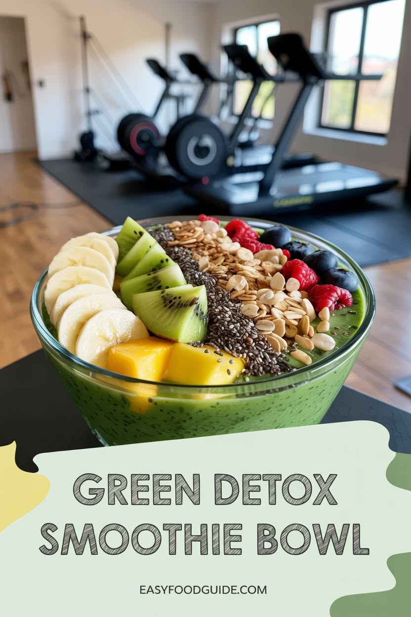 Vibrant Green Detox Smoothie Bowl - Easy Food Guide