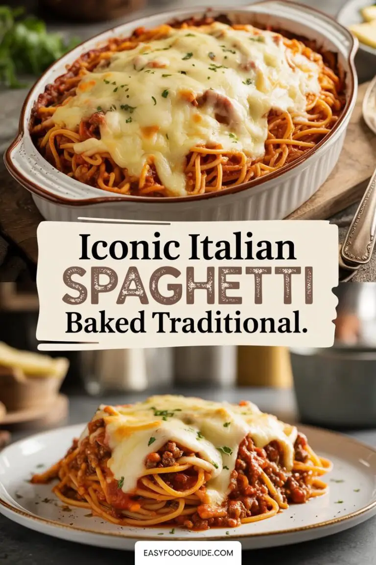 Iconic Italian Spaghetti Baked Casserole - Easy Food Guide
