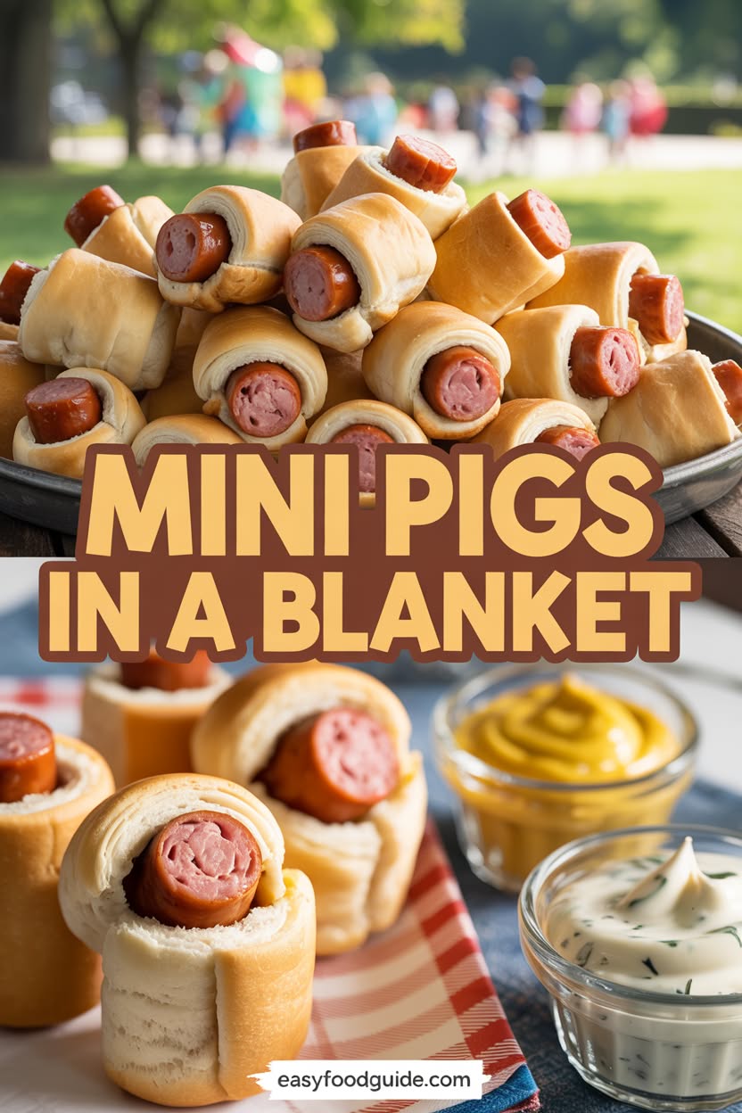 Bite-Sized Mini Pigs in a Blanket Recipe - Easy Food Guide