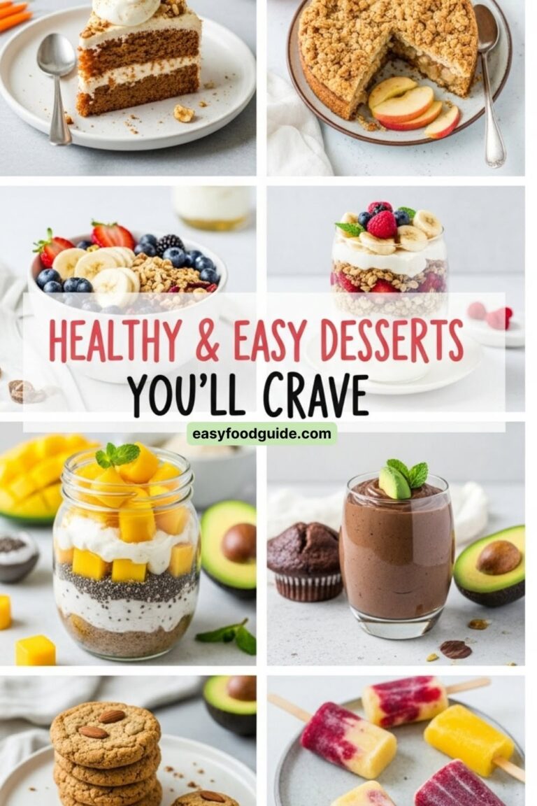 10+ Quick and Easy Healthy Dessert Recipes - Easy Food Guide
