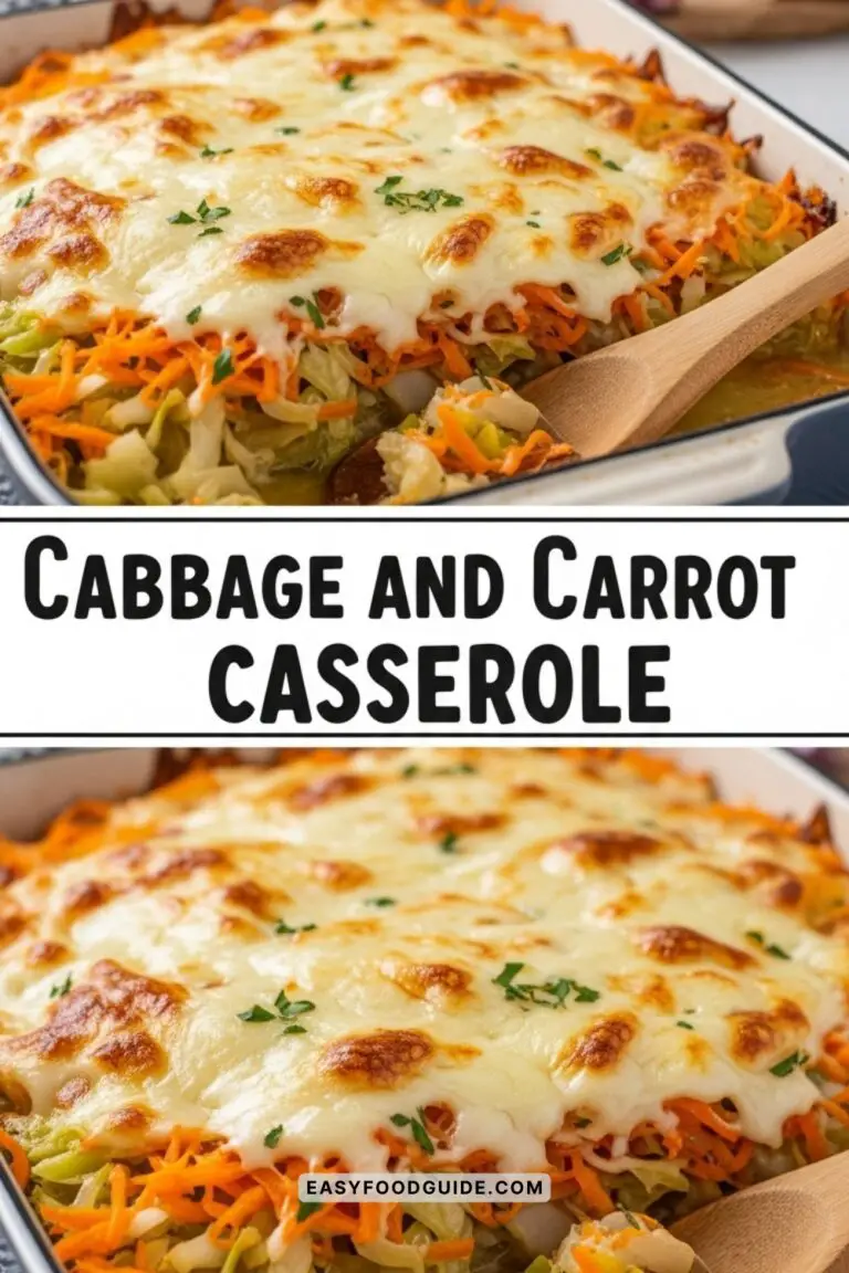 Cabbage and Carrot Casserole - Easy Food Guide