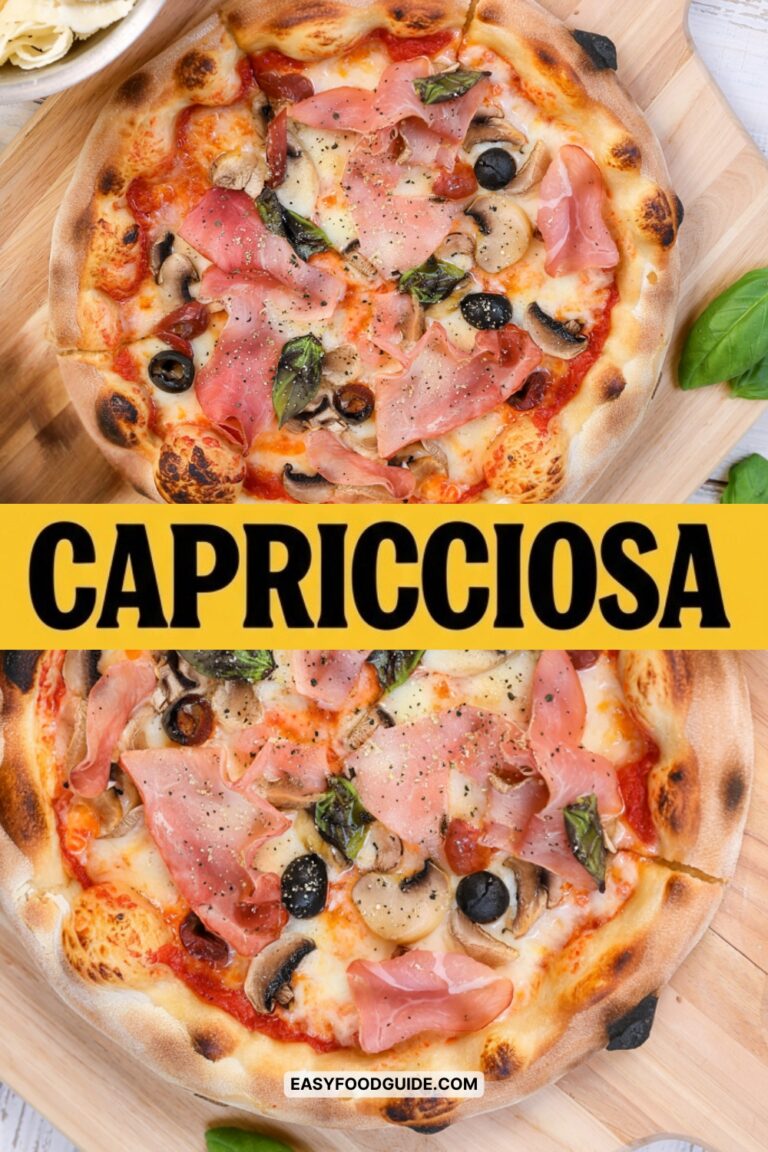 Capricciosa Pizza Recipe - Easy Food Guide
