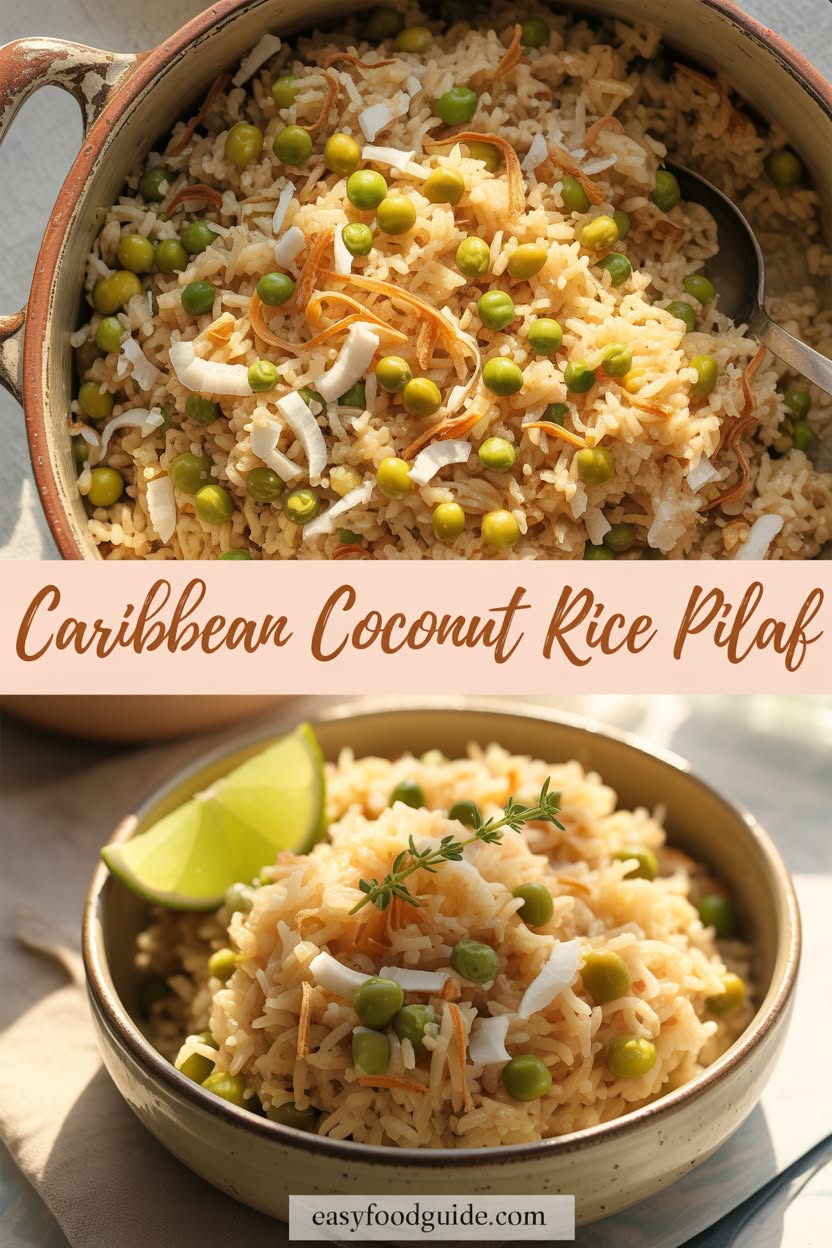 Caribbean Coconut Rice Pilaf Recipe - Easy Food Guide