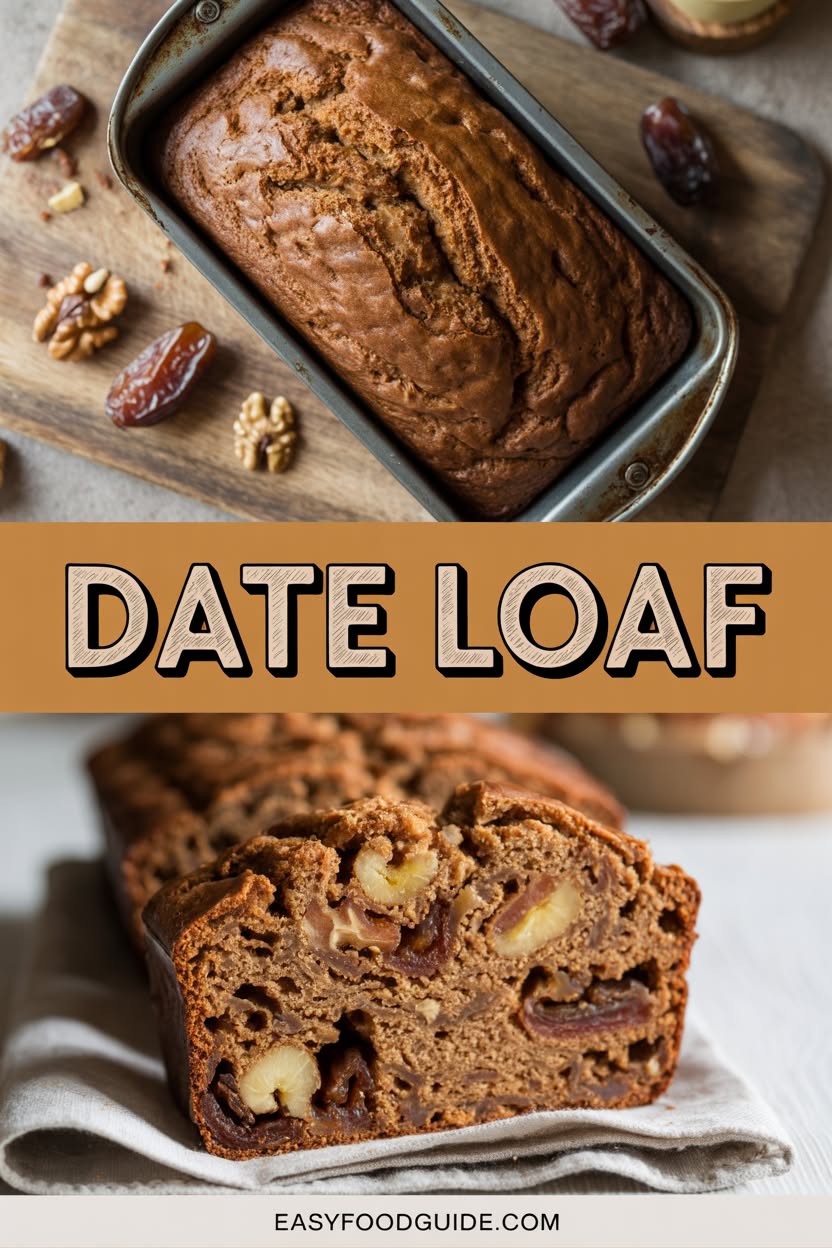 Moist Date Nut Loaf Recipe - Easy Food Guide
