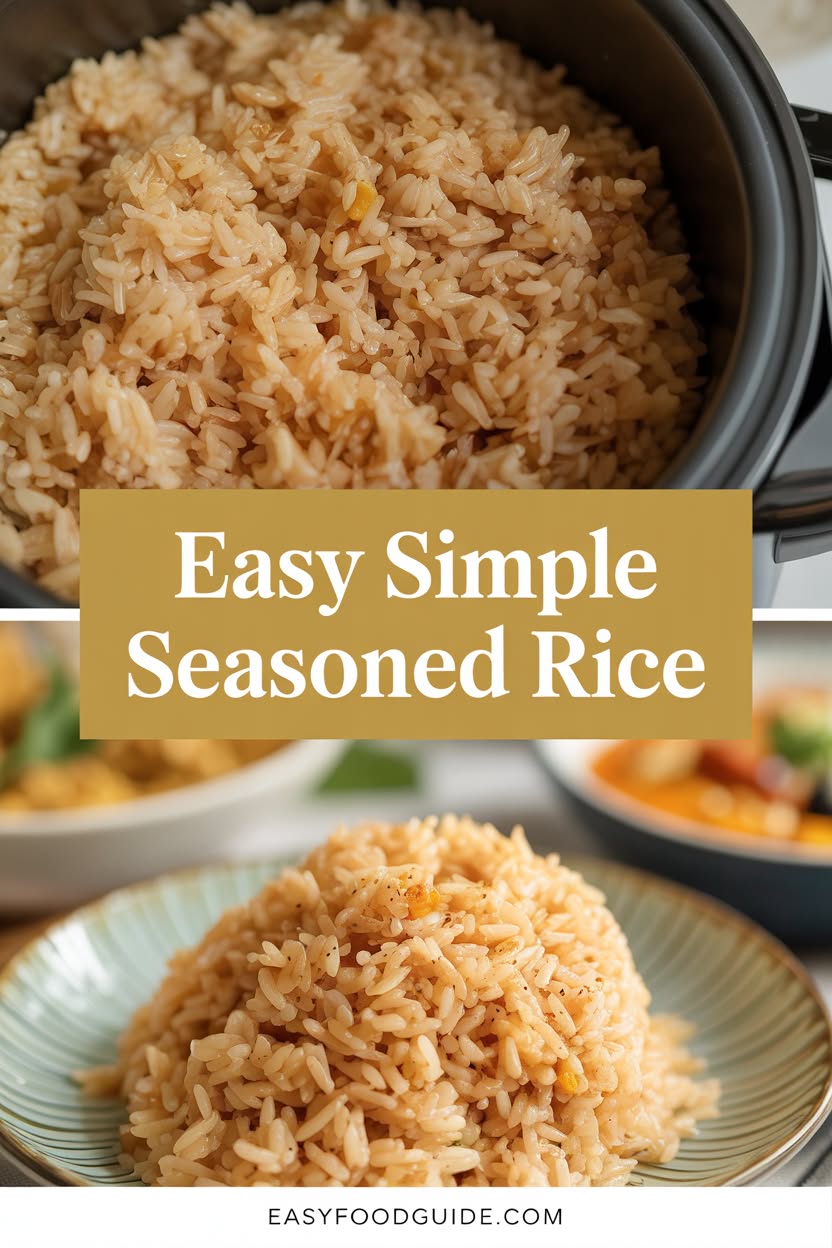 Easy Seasoned Rice Recipe - Easy Food Guide