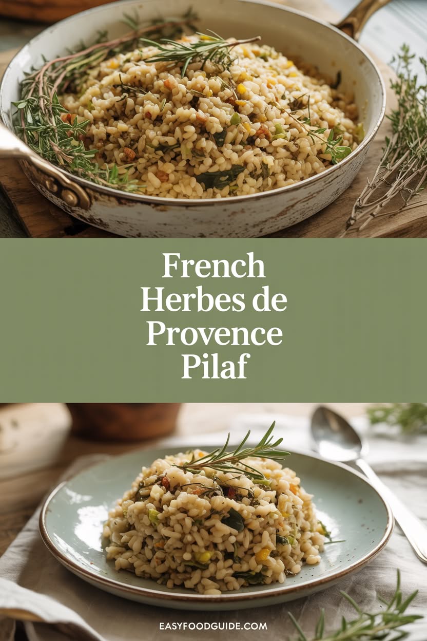 French Herbes de Provence Pilaf Recipe - Easy Food Guide