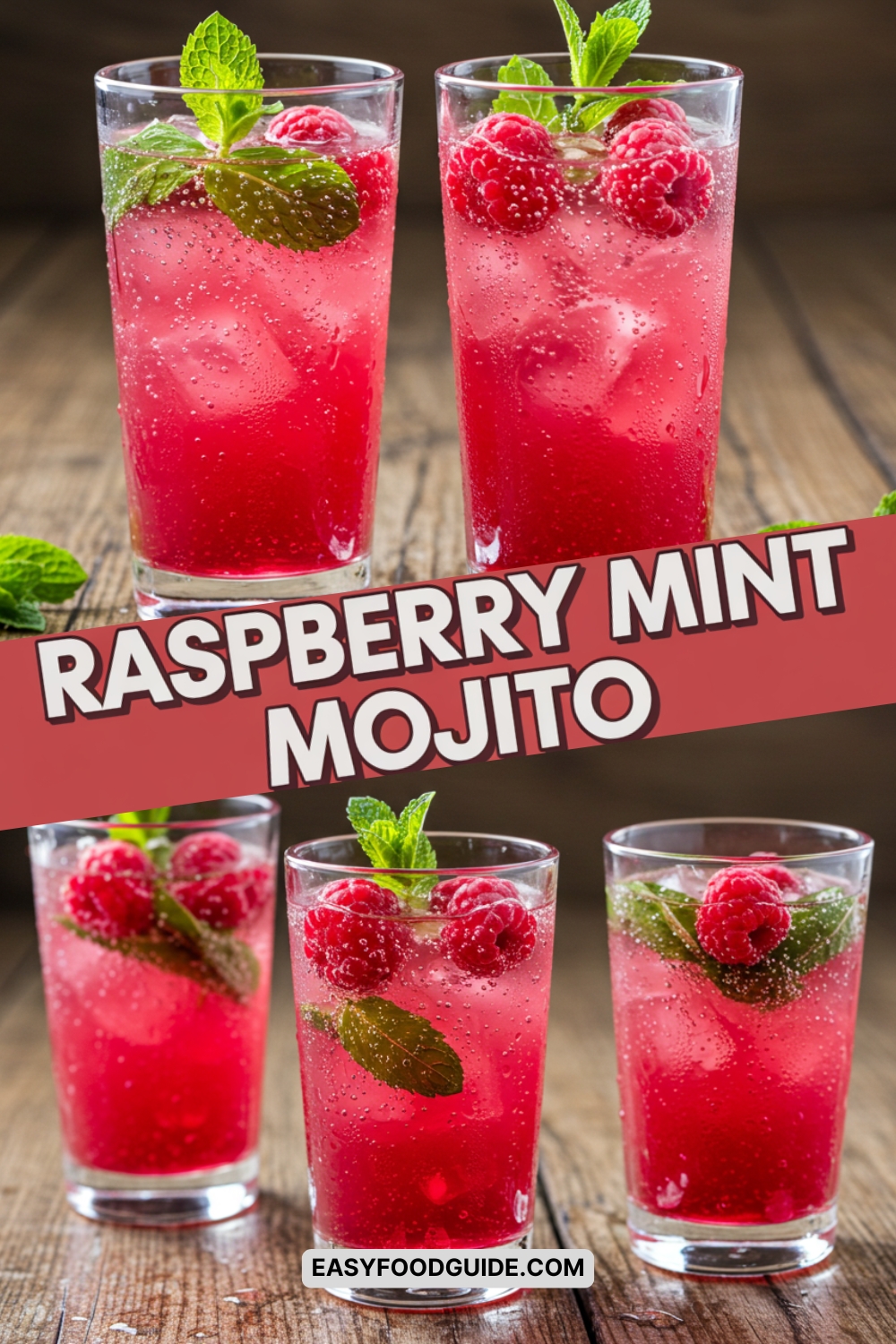 Raspberry Mint Mojito - Easy Food Guide