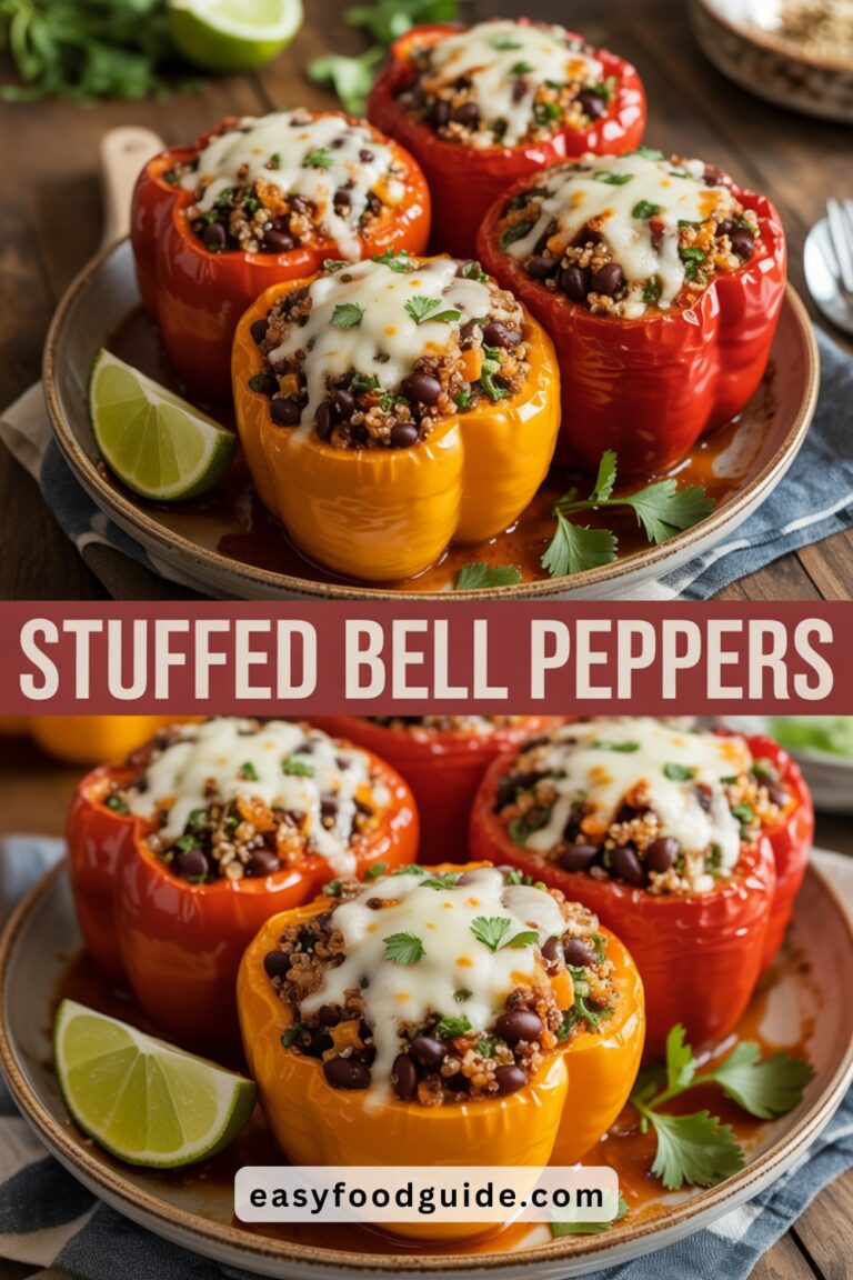 Stuffed Bell Peppers - Easy Food Guide