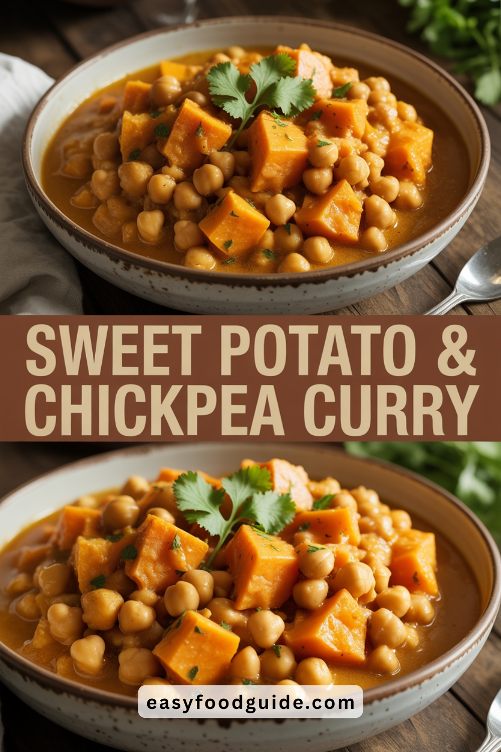 Sweet Potato & Chickpea Curry - Easy Food Guide