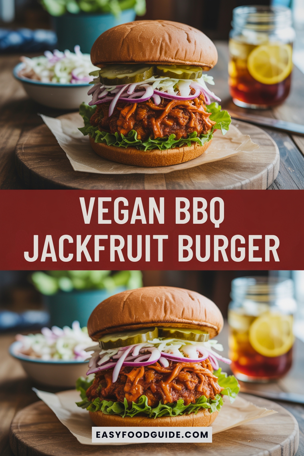 Vegan BBQ Jackfruit Burger Recipe - Easy Food Guide