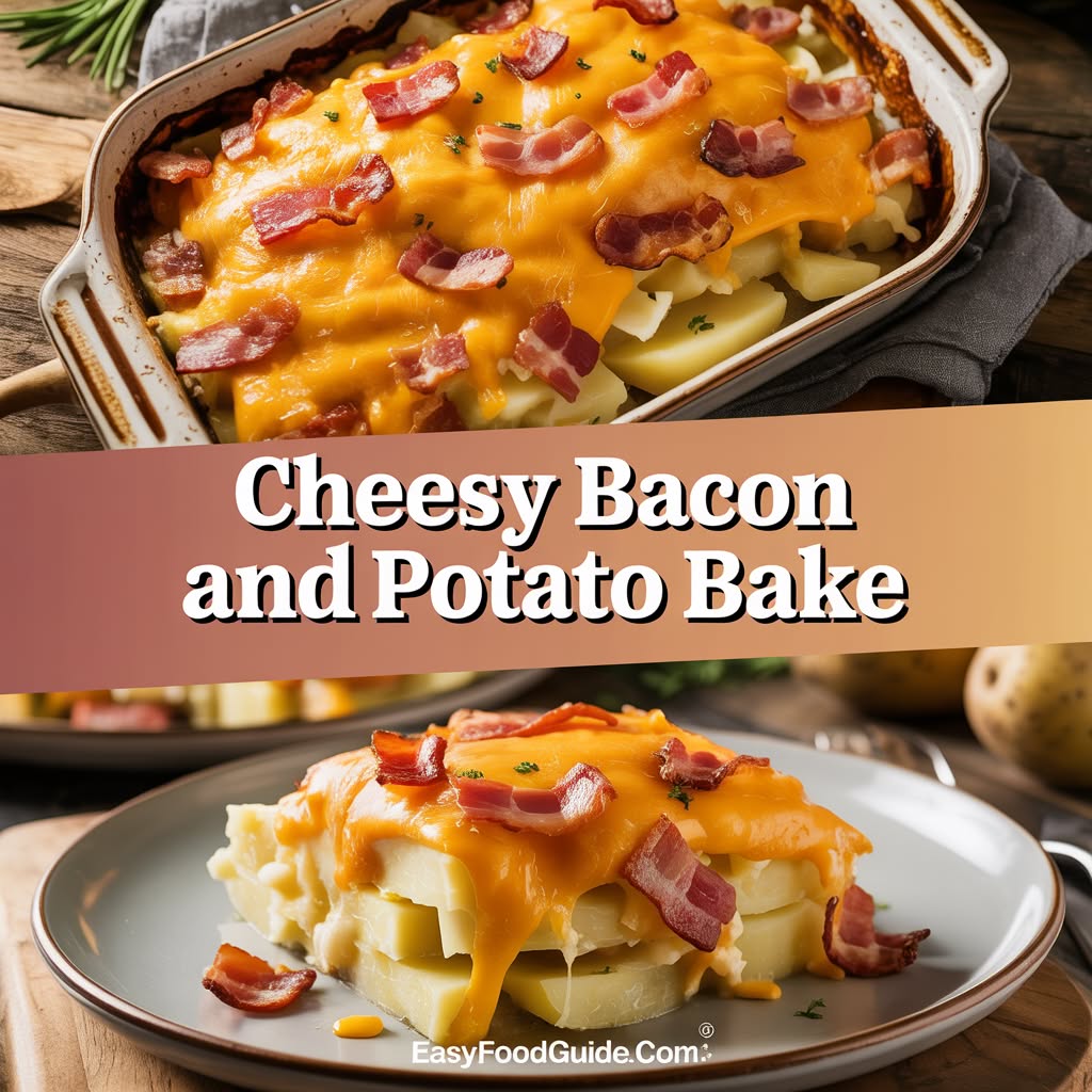 Cheesy Bacon And Potato Bake Recipe Easy Food Guide