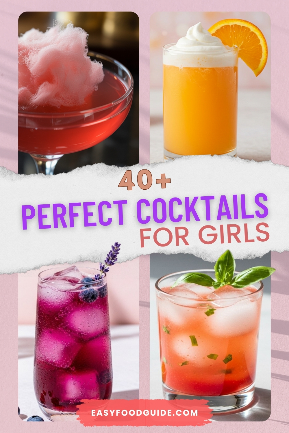 40+ Perfect Cocktails for Girls - Easy Food Guide
