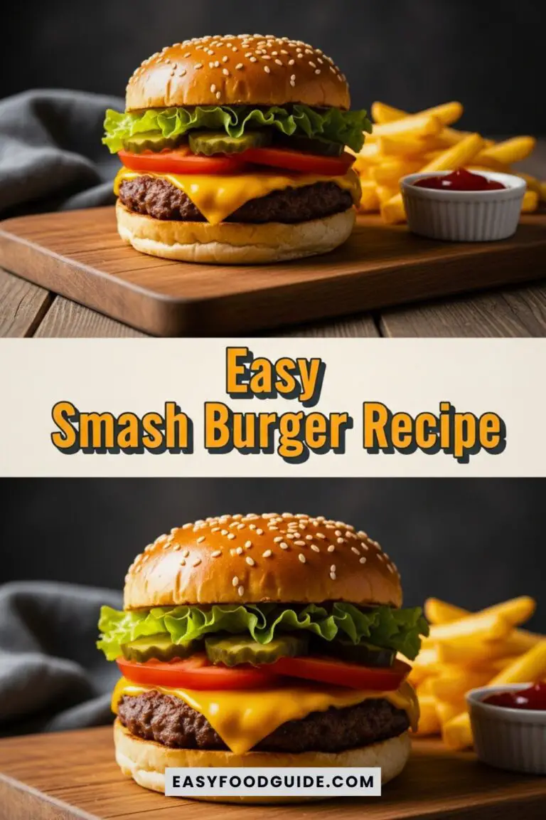 Easy Smash Burger Recipe - Easy Food Guide