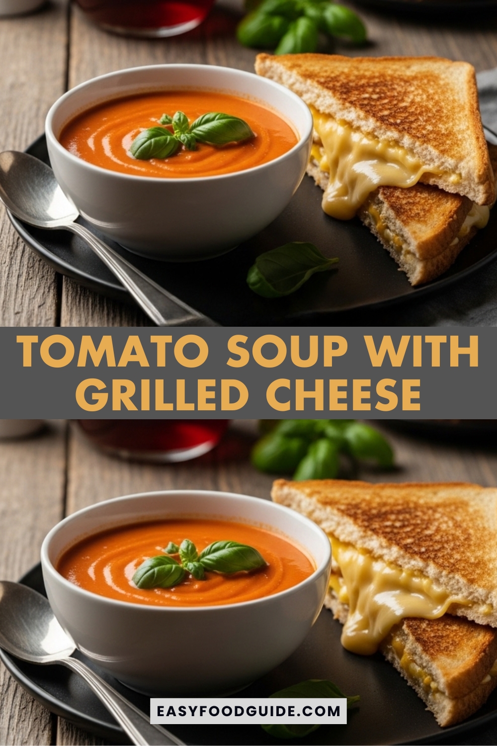 Classic Tomato Soup with Grilled Cheese - Easy Food Guide