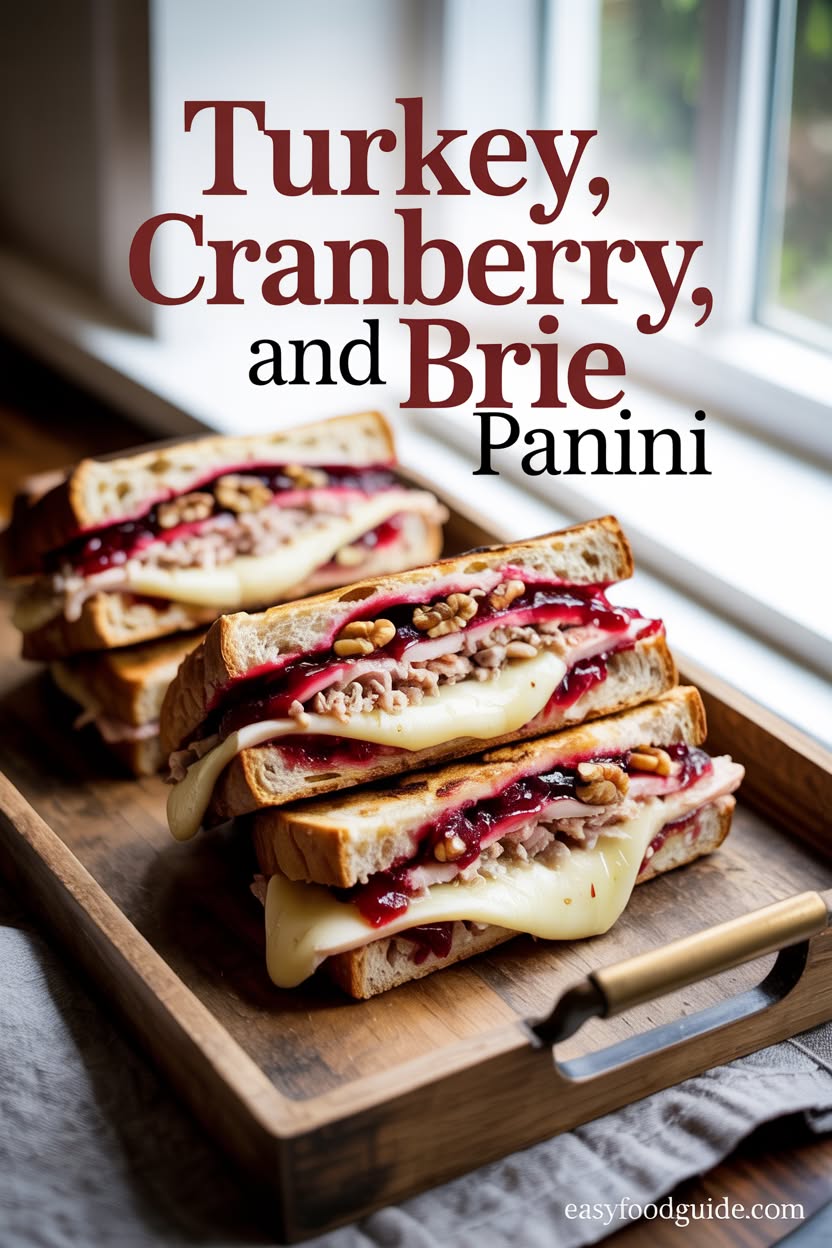 Turkey Cranberry Brie Panini Recipe - Easy Food Guide